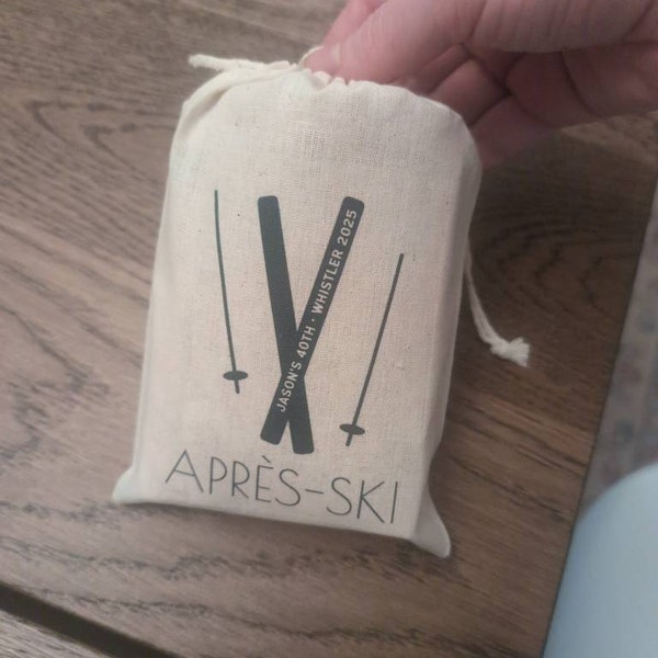 Apres Ski Bag - Altitude Kit - Mountain Hangover Kit - Christmas Gift ...