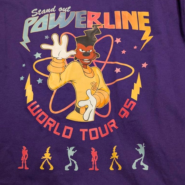 Retro Disney Powerline Stand Out World Tour 95 Shirt, Disney Vintage A ...