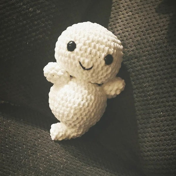 Boo the Ghost Crochet Plushie Pattern - Etsy