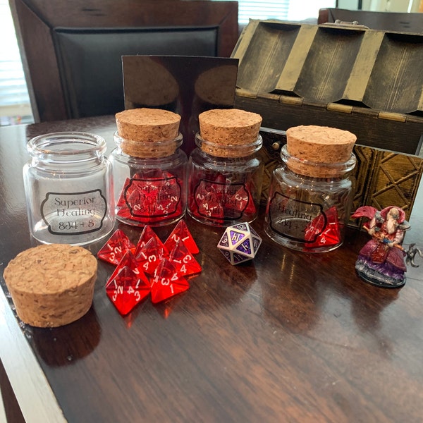 Healing Potion Kit (3 Potions, Your Choice) - D&D TTRPG Potion Kit ...