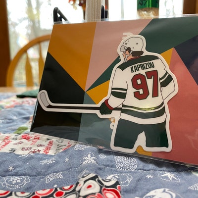 Minnesota Hockey Sticker Waterproof, Glossy Finish - Etsy