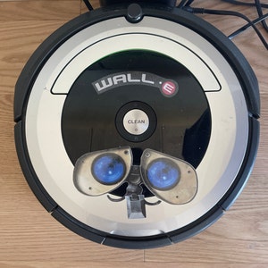 Crazy Funny Face Sticker Decal for Robot Vacuum Cleaner. | Etsy