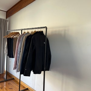 L Shape Corner Clothes Rail Clothes Hanger Wall Mounted Rail - Etsy Finland