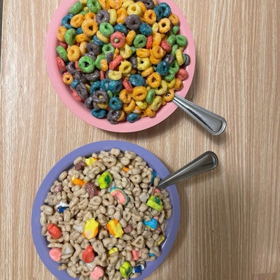 Hanging Faux Food Cereal Wall Art Decor Bespoke Lucky Charms Fruit ...