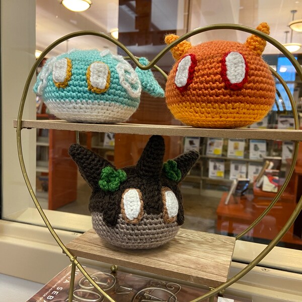 PDF File, Slime Crochet Pattern, Genshin Impact Crochet Pattern, Pyro ...