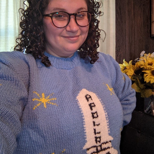 Hand Knit Wool Apollo Sweater: the Shining Movie Replica - Etsy