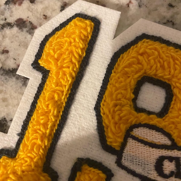 Custom Chenille Varsity Letter Leopard Print Patch ANY SIZE/LETTER - Etsy