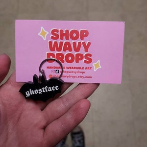 Custom Bat Pet ID, Personalized Spooky Pet Tag, Gothic Bat Acrylic Pet ...