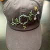 Custom Embroidered Chemical Structure Baseball Cap, Personalized ...