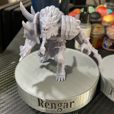 3D Printed Rengar Figure League of Legends - Etsy