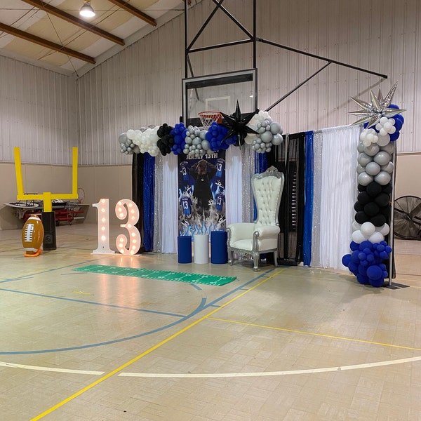 Custom Backdrop Banner, Complete Custom Design, Birthday Party Banner ...