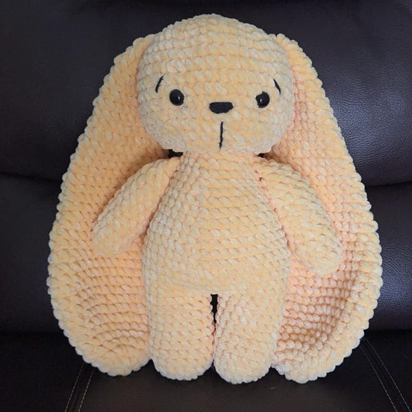 Crochet Pattern Bunny, Amigurumi Easter Plush Bunny Tutorial, Crochet ...