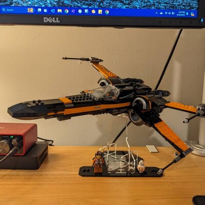 Acrylic Display Stand for Poe's X-wing™ Set 75102 X-wing™ Stand Made in ...