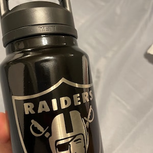 Las Vegas Raiders Powdercoated Yeti Tumbler, Free Personilization! - Etsy