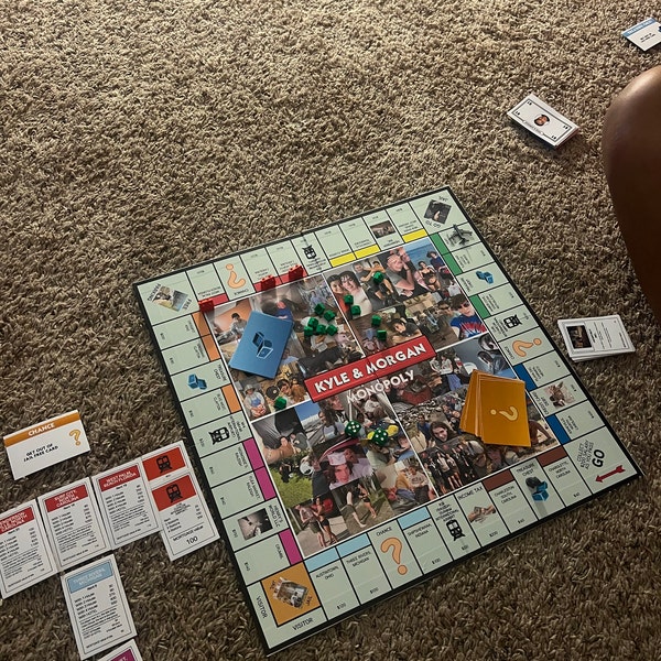 Custompoly Board Game: Personalized Family Gift - Etsy