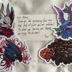 Monster Hunter Tofu Mizutsune Vinyl Sticker - Etsy
