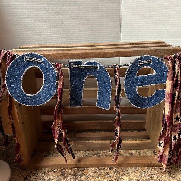 Quilted Banner Machine Embroidery Font ITH - Etsy