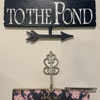 TO THE POND Pond Pond Sign Pond Decor Outside Decor Pond Signs Signs ...