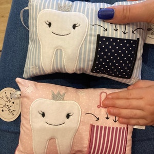 Zahnfee Zahn Täschchen mit Namen personalisiert Tasche - Etsy.de