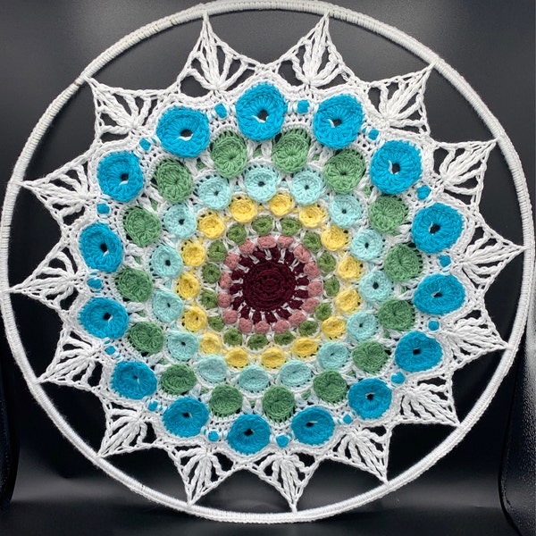 Stone Mandala Crochet Pattern, Sacred Geometry Mandala, Crochet ...