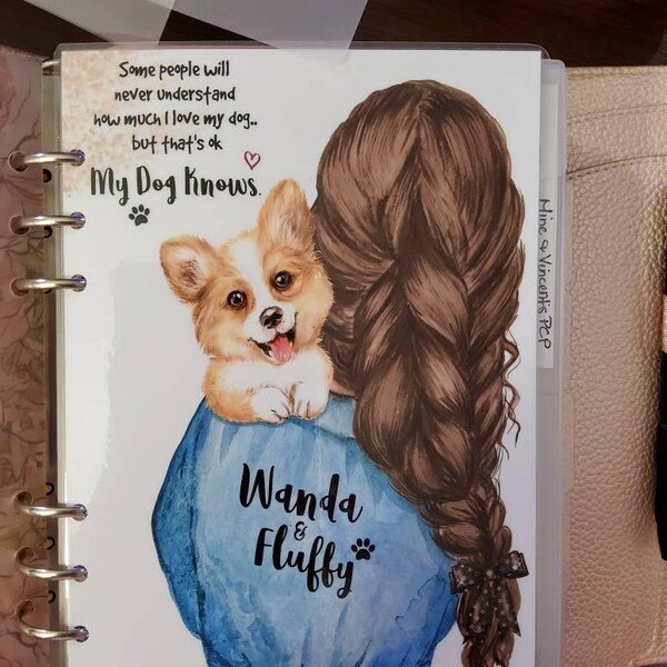 Personalized Agenda Planner Insert Dashboard or Cover Set for Your ...