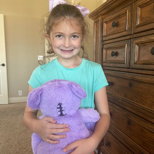 Chiari Malformation zipperhead Awareness 12 Bear Purple, Awareness ...