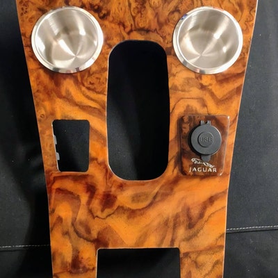 Jaguar XKE, E-type Wood, Walnut Burl Dash, Dashboard Center Instrument ...