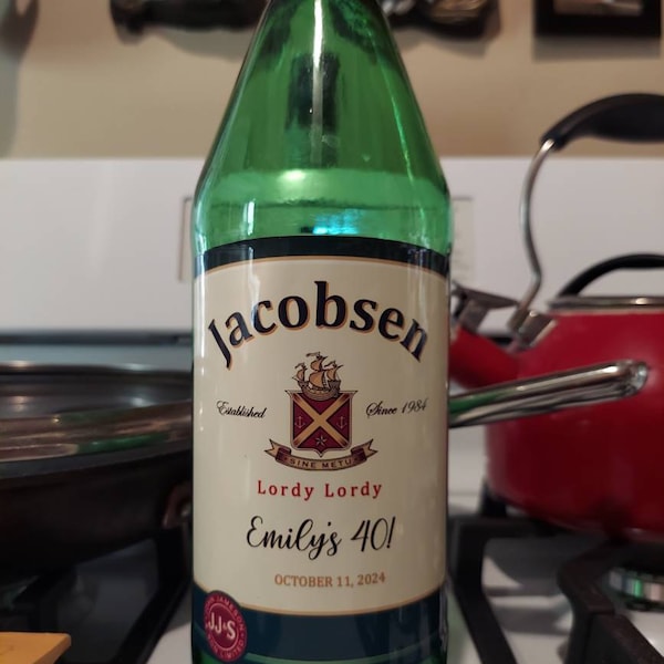 Custom Martinelli Cider Custom Label, Custom Sparkling Cider Sticker ...