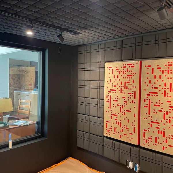 Sound Absorbing Acoustic Diffusion Panels - Front Plate Only!! - Etsy