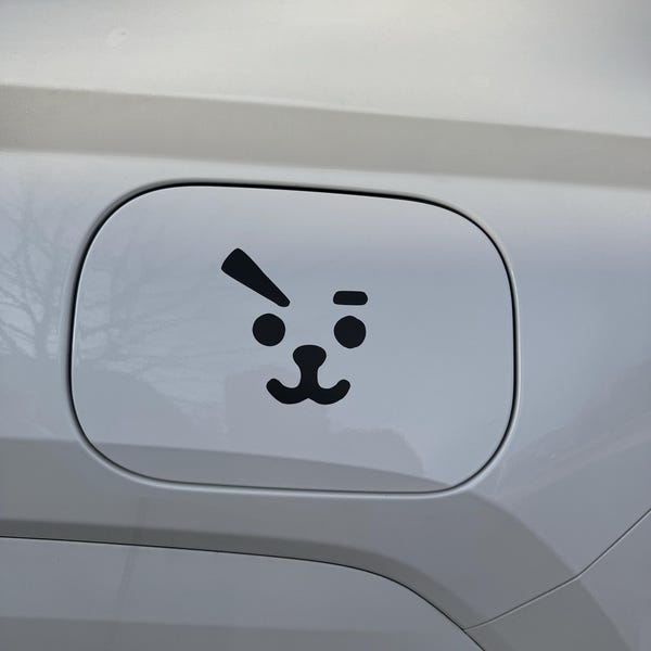 BT21 Decal/ BTS/ White Decal/ Car Window, Yeti, Laptops, Locker, iPad ...