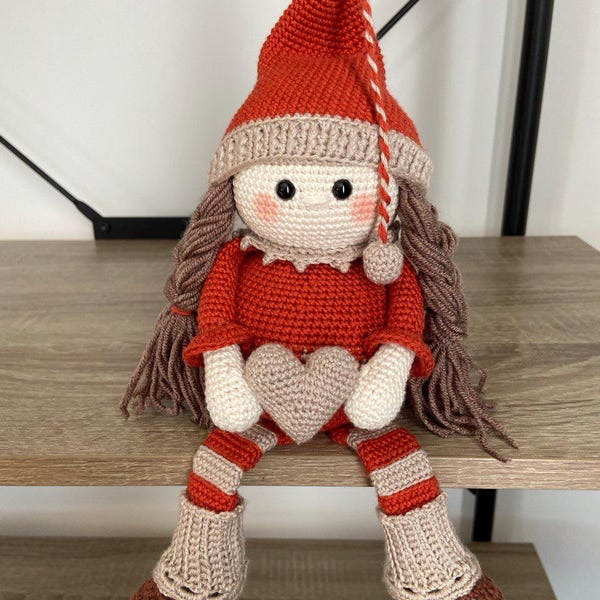 Alma Doll Amigurumi Crochet Pattern, Deer Included, PDF. / English ...