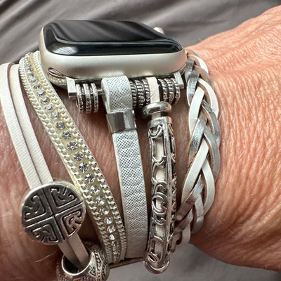 Leather Band Apple Watch Bands Women 38/40/41/42/44/45/49mm Ultra ...