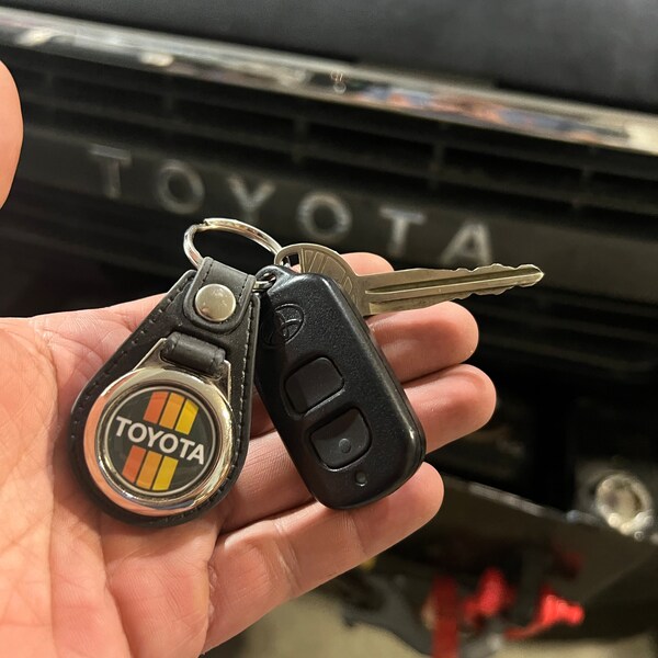 Toyota Motor Keychain Retro Fob - Etsy