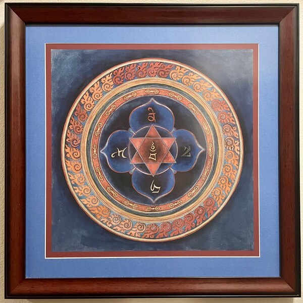 Fierce Blue Dakini Sky Dancer, With Purbha, the Magical Dagger, Dharma ...