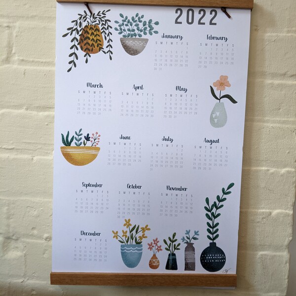 2025 Year at a Glance Calendar | Year at a Glance Calendar, Yearly ...