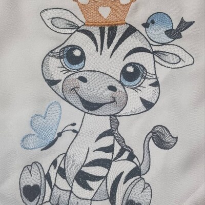 Baby Zebra Machine Embroidery Design Safari Babies Series 3 Sizes to ...