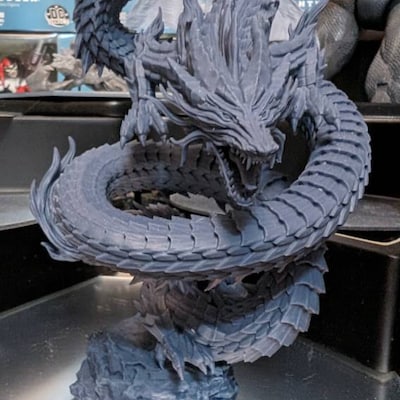 Japanese Water Dragon / Mizuchi Large Monster Kyoushuneko Pathfinder - Etsy