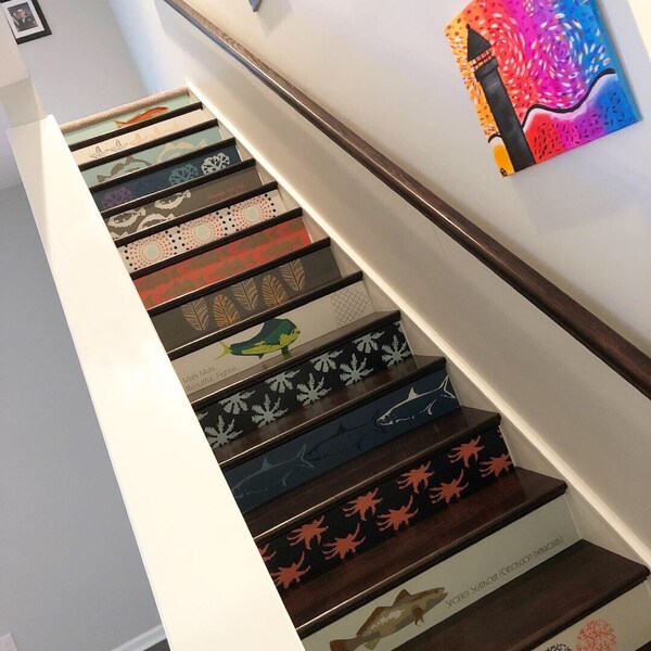 Custom Stair Riser / Alternative to Stair Riser Decals & Vinyl / Free ...