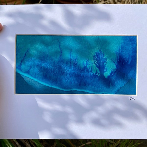 Botanical Art Cards, Multi Pack of Five Cards From Original Wet ...