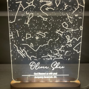 Custom Night Light Personalized Night Light Custom Name Night Light ...