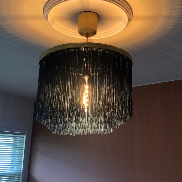 Fringe Pendant Ceiling Light, Boho Chic Fringe Pendant Light: Versatile ...