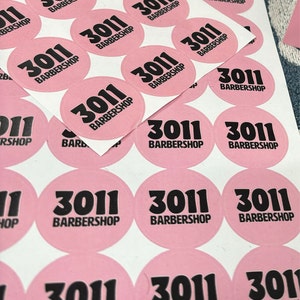 Circular 37mm Stickers, A4 Sheets, Matte Finish, Logo Stickers ...