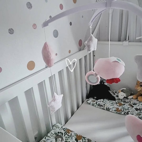 Punkte Set 120 Stück Wandtattoo Kreise Kinderzimmer Wandsticker ...