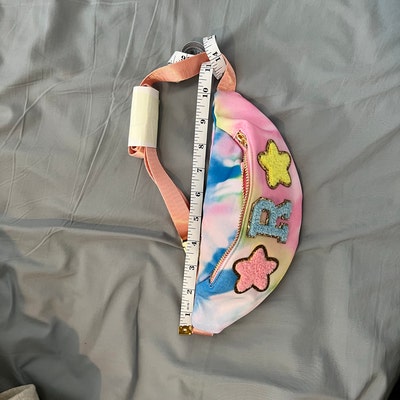 Personalized Kids Nylon Fanny Pack Chenille Letter Patch Fanny Pack ...