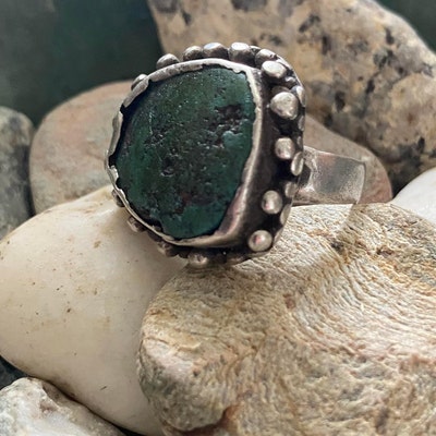 Ancient Tanfuk Shisandar Ring From Sahara. Old Tuareg Ring in Silver ...