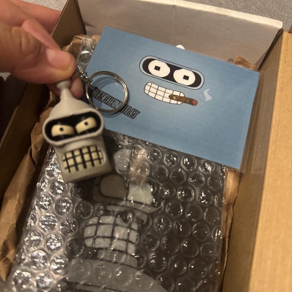 Futurama Bender Zoidberg Keychain - Etsy