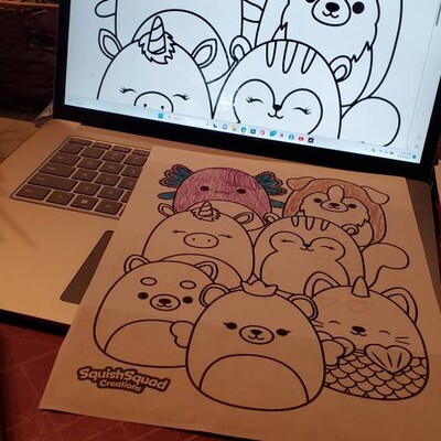 Squishmallow Mushroom Squad Bundle Collection SVG Files EPS - Etsy