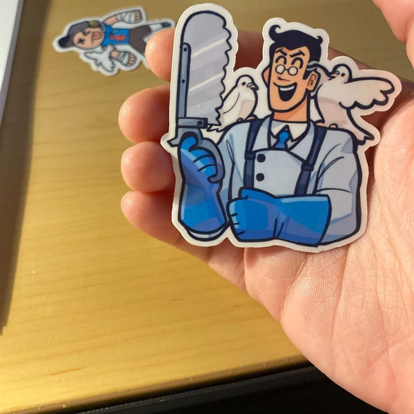MEDIC! TF2 Vinyl Sticker Pack - Etsy