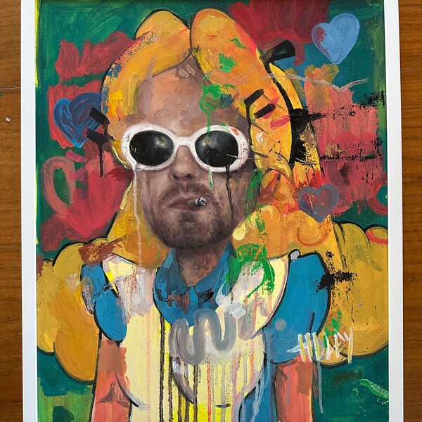 Megadetth, Graffiti Pop Art Original Oil Painting, Surreal Graffiti ...
