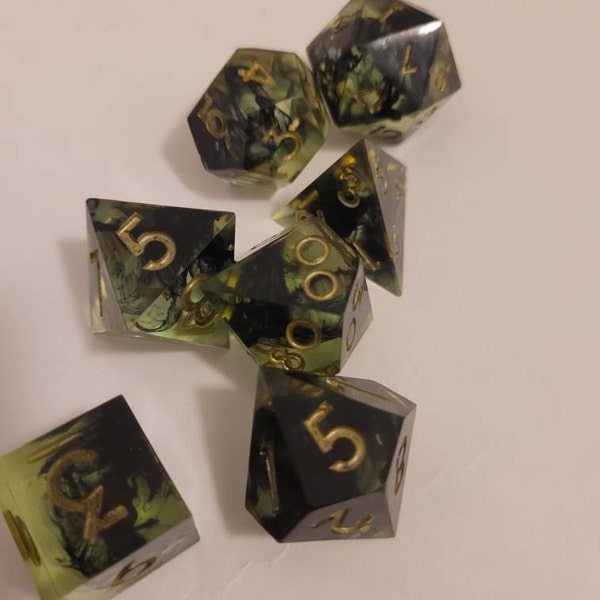 Crystal Caves Geode Dice Set - Etsy